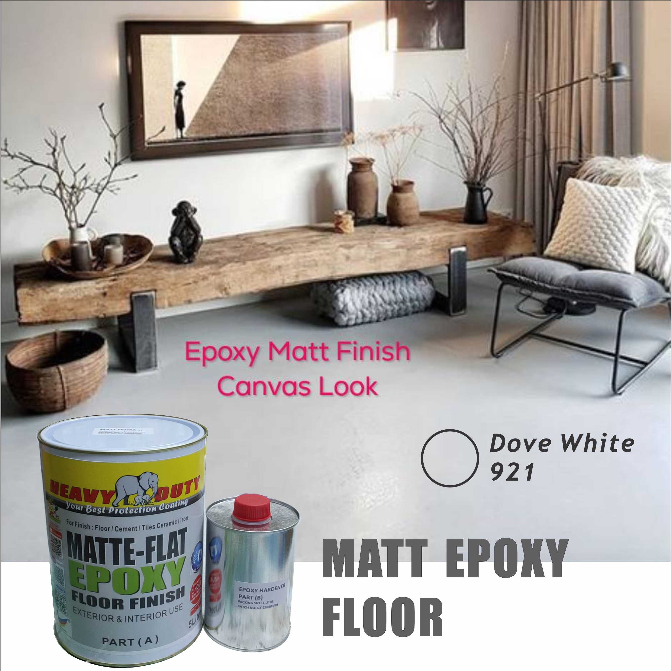 ( MATTE EPOXY ) 1L MATT EPOXY FLOOR PAINT [HEAVY DUTY] PROTECTIVE ...