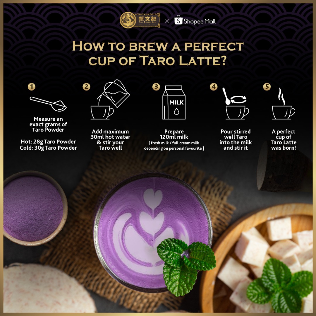 [ HALAL ] SBK Japanese Premium Taro Powder Premix｜Jepun Serbuk Taro ...