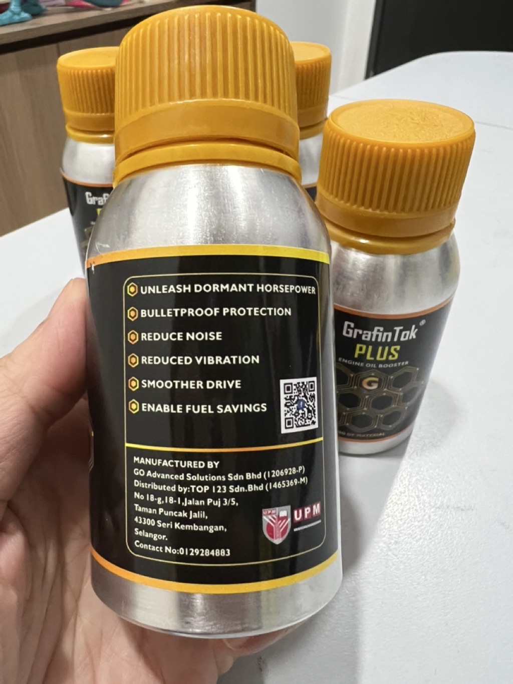 Grafin Tok Engine Oil Booster (120ml/130ml) menjaga enjin meningkatkan ...