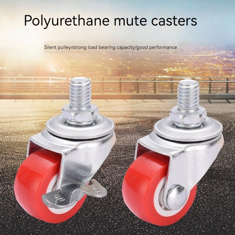 1-inch, 1.5-inch, 2-inch furniture casters,silent push casters ...