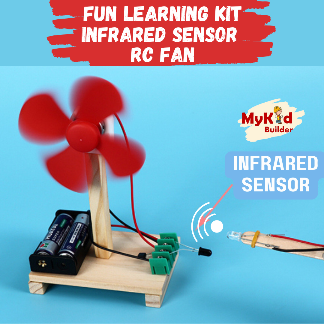 DIY Kipas Sensor Infrared Lampu Sensor RBT Sekolah Science Experiment ...