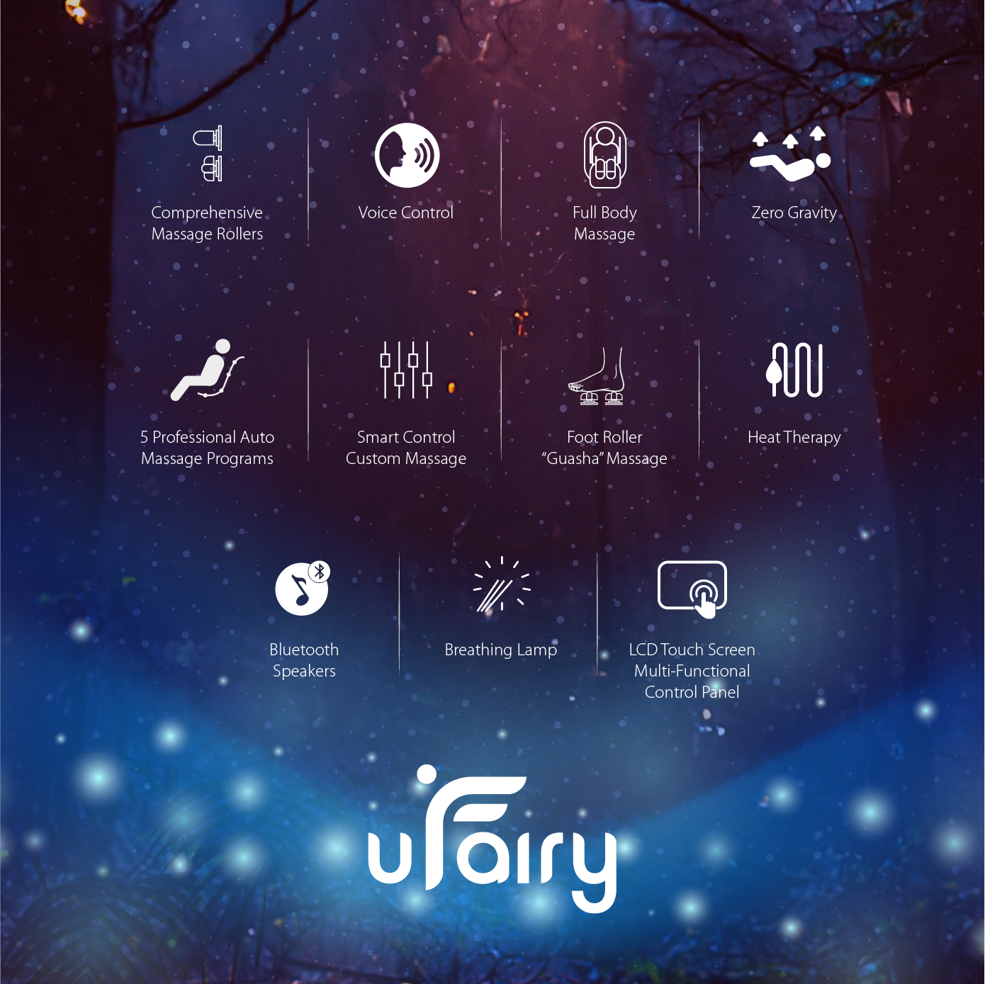 Zero Healthcare Ufairy Massage Chair Mother Father gift Ergonomic ...