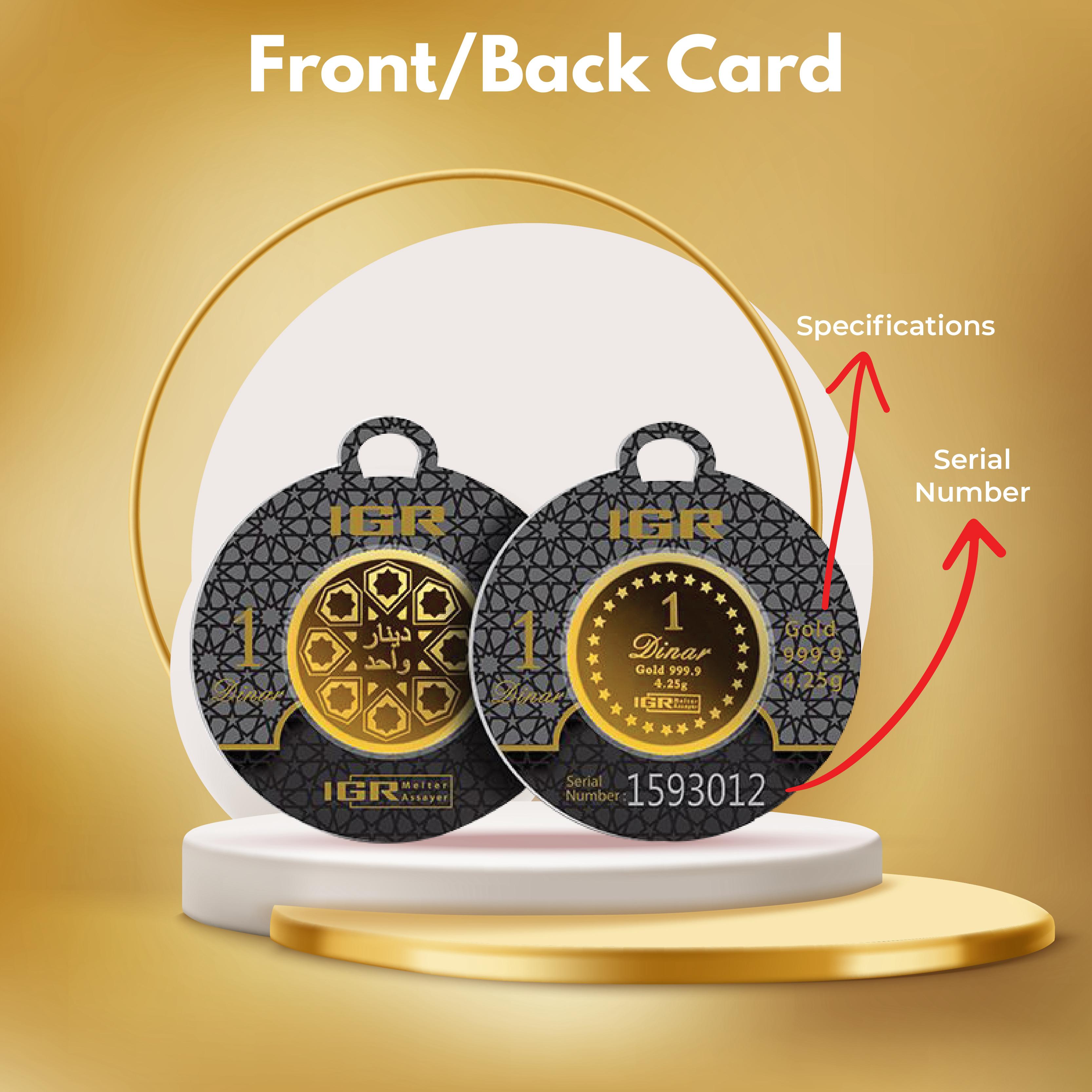 1Dinar ~ 4.25g Gold Bar IGR 999.9 - Emas 24K LBMA Certified (Gold Investment) | Shopee Malaysia