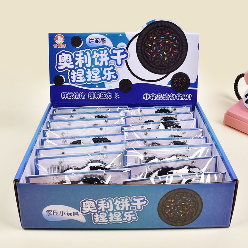 Big Size Oreo/Burger/Chocolate Squishy Mainan Squeeze Kanak-Kanak Oreo ...