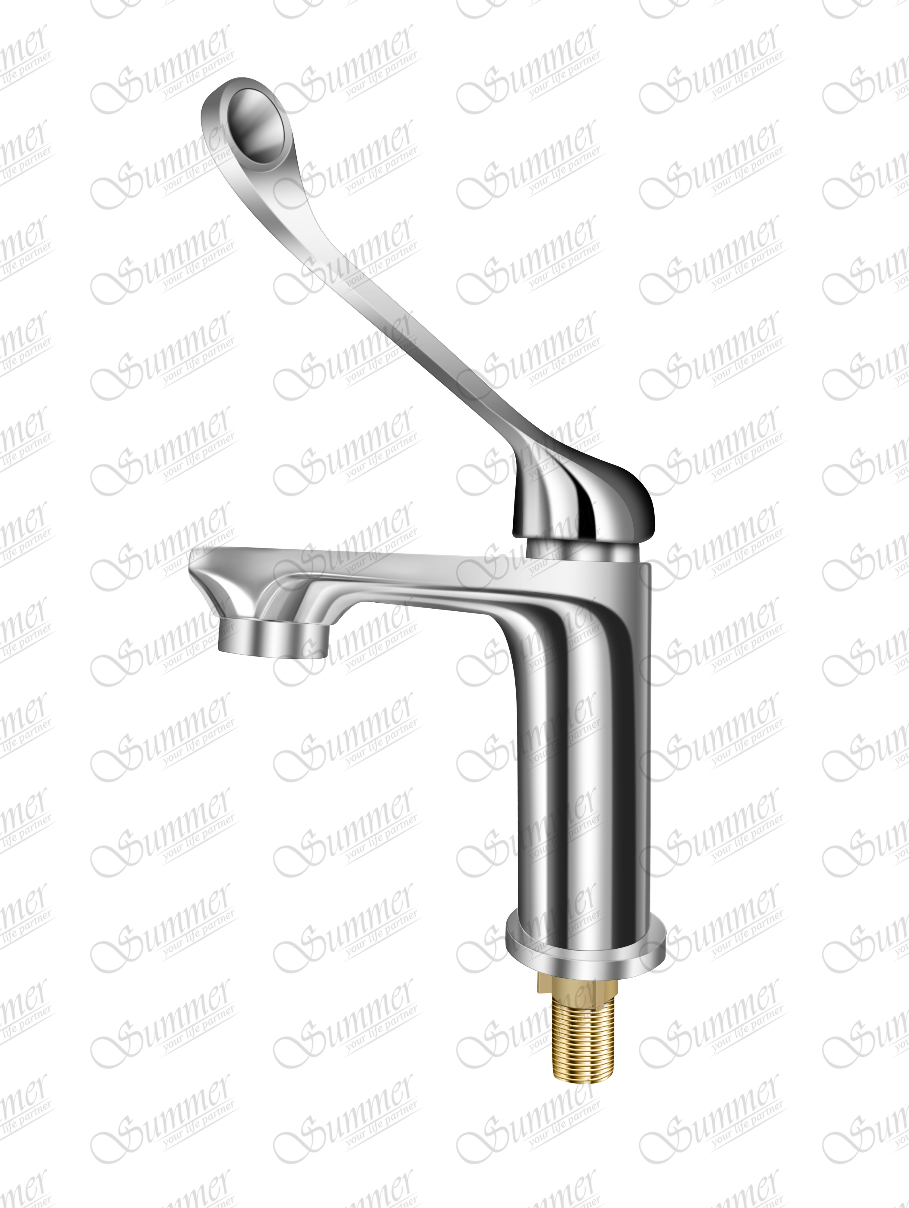 Medical Hospital Brass Basin Tap Wall Tap Wall Kitchen Tap Stand ...