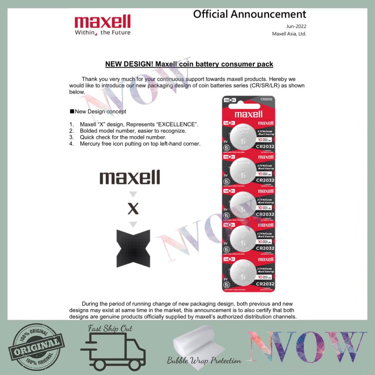 Wholesale Japan Maxell 5pcs CR2016 CR2032 CR2025 Original Lithium ...