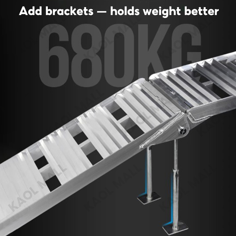 Aluminum Ramp Ladder Bike Motorcycle Tangga Motor Folding Ladder Heavy ...