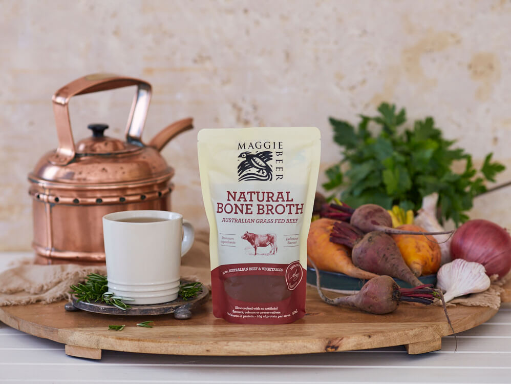 Maggie Beer Natural Beef Bone Broth 500ml, using the finest Australian ...