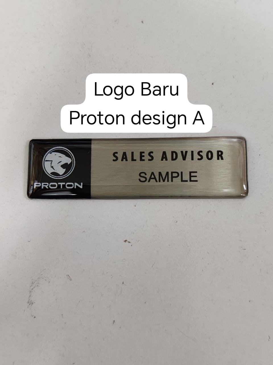 Proton Name tag 7 cm X 2 cm stainless steel Proton Name tag Proton E ...