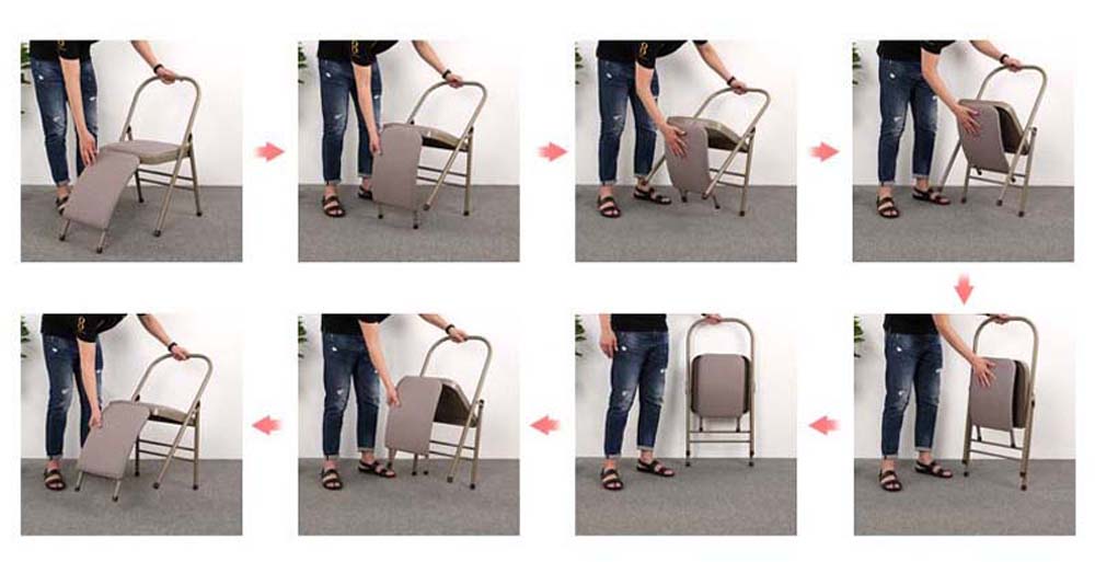 Iyengar Yoga Chair Foldable Yoga Chair Multi-purpose Auxiliary Chair ...
