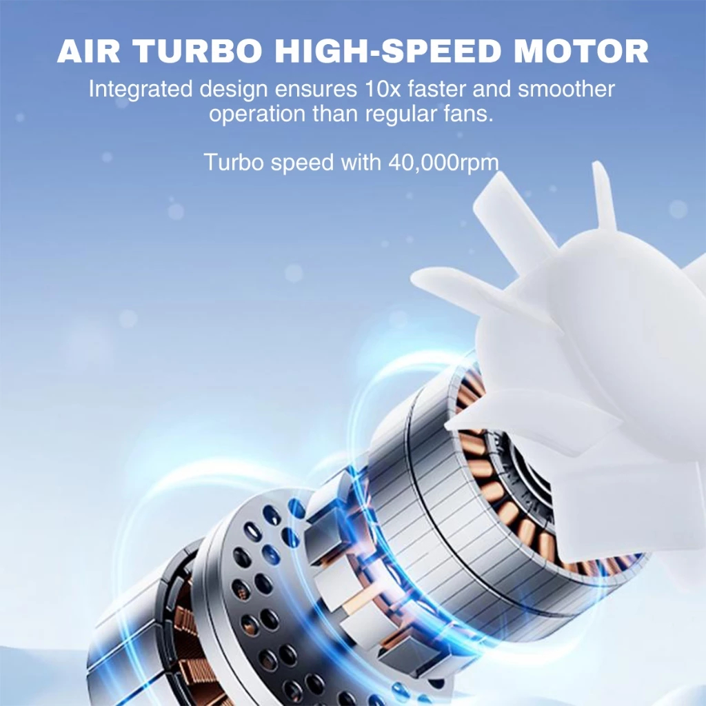 Mifier MF200 Turbo Mini Jet Fan Handheld Fan Portable Bladeless Mini ...