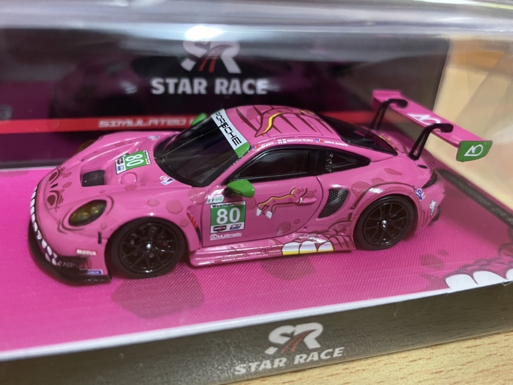 SR Star Race Porsche 911 GT3 R Pink Tyrannosaurus_Pink Roxy (1/64 ...