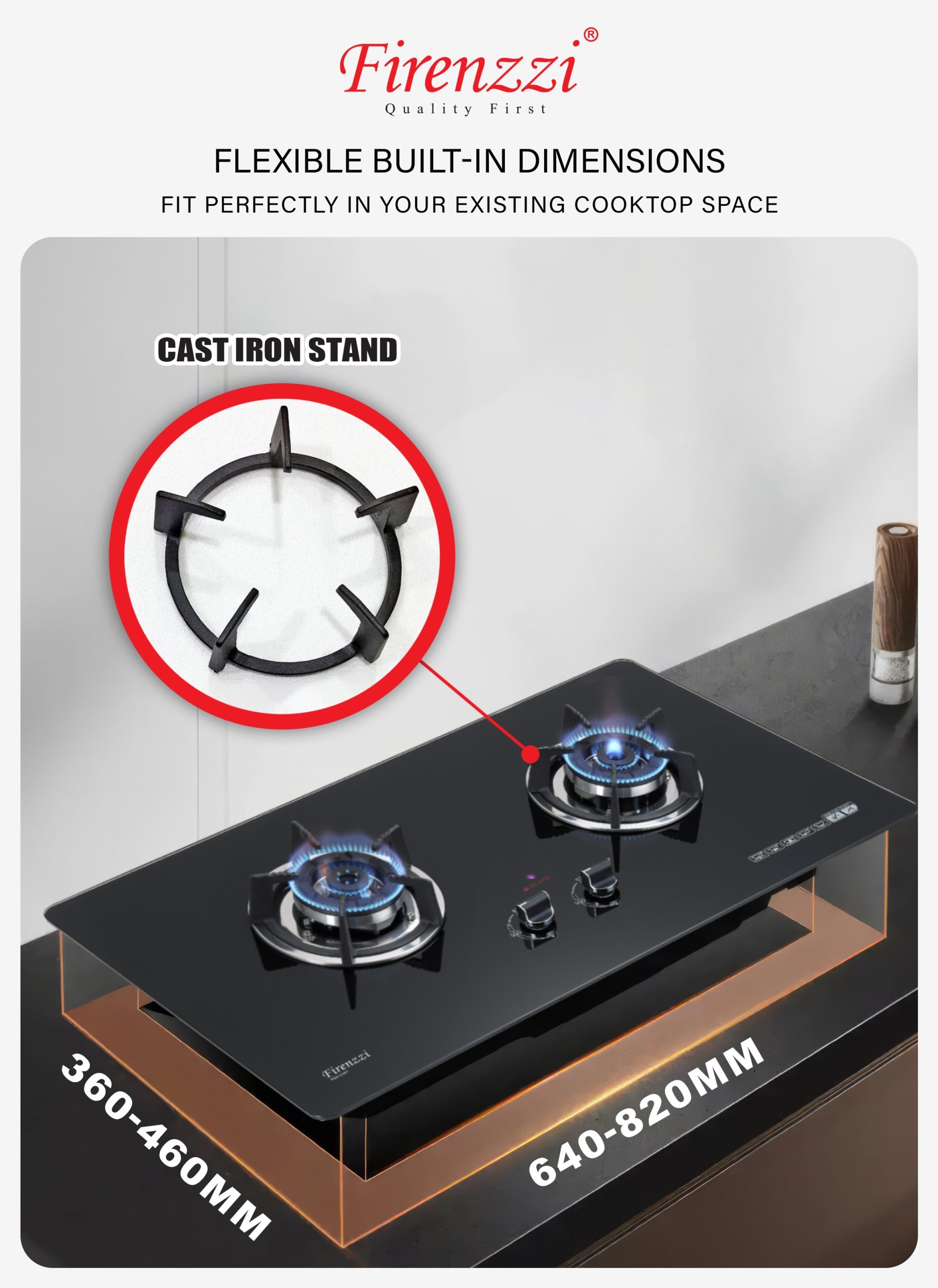 [FREE BASIC INSTALL] Firenzzi FGH-2197 Gas Hob | 2-Burner Tempered ...