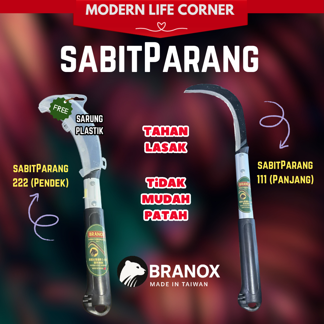 Sabit Parang 111/222 – Untuk Menebas, Memotong, Berkebun & Aktiviti ...