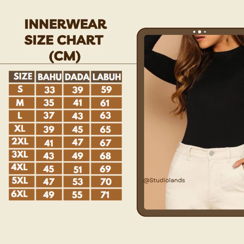 inner muslimah round neck | Shopee Malaysia