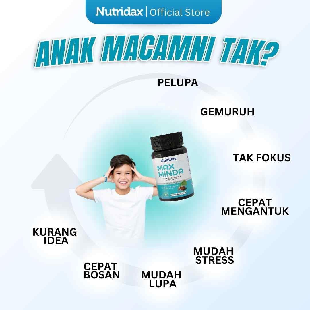 NUTRIDAX MAX FOCUS MAX MINDA BRAIN AND EMOTION SUPPLEMENT UNTUK OTAK ...