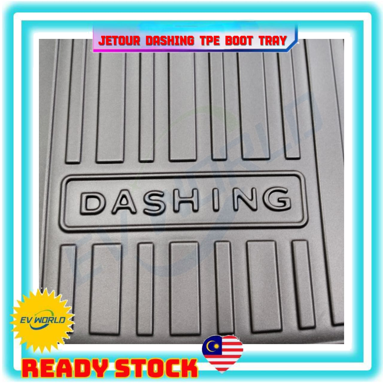 【JT03】JETOUR DASHING TPE Boot Mat Rear Trunk Boot Tray Back Trunk ...