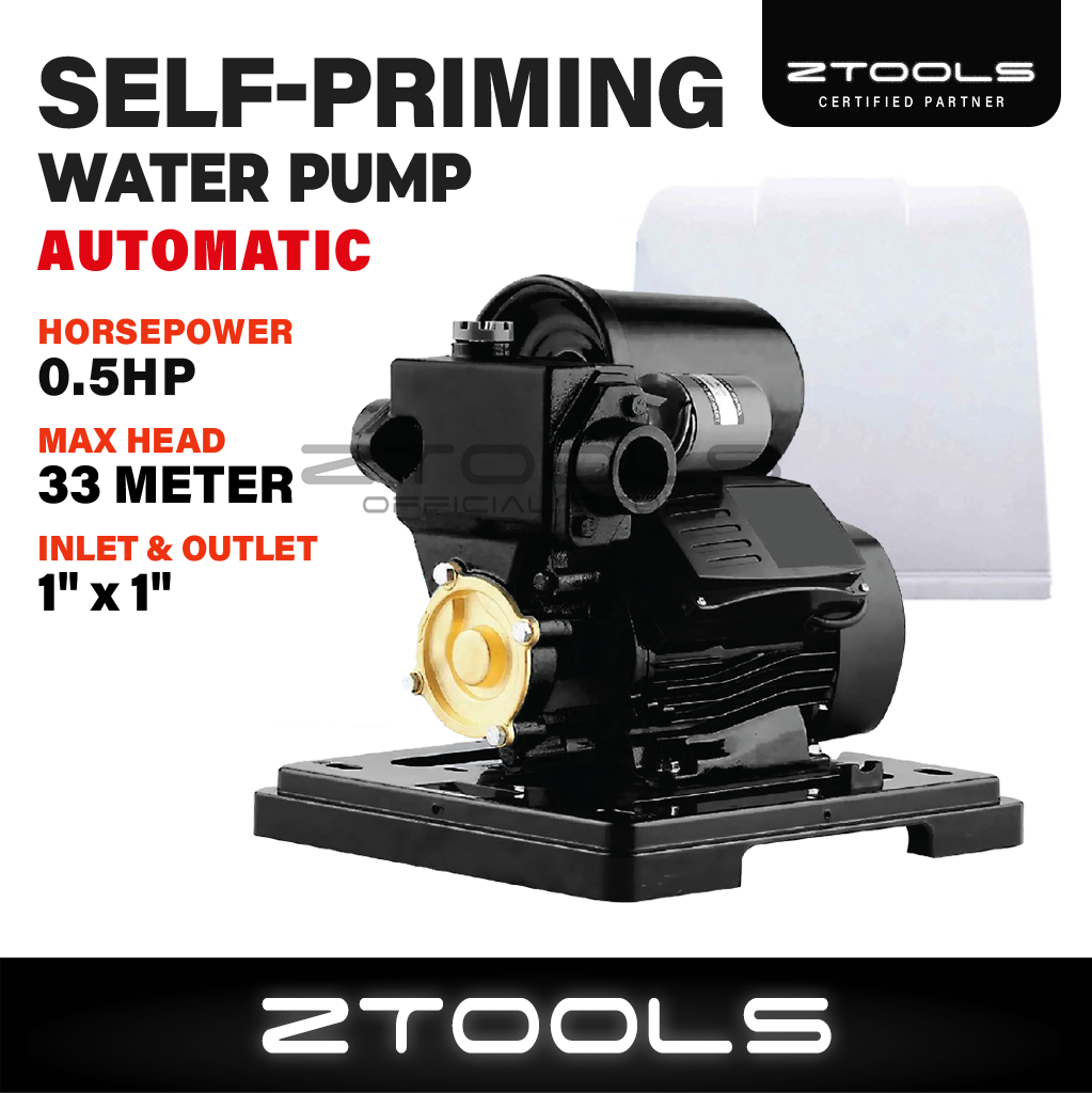 (Japan) ZTOOLS Automatic Water Pump | 0.5HP | Self-Priming Booster Pump | Pam Air Rumah | Shopee ...