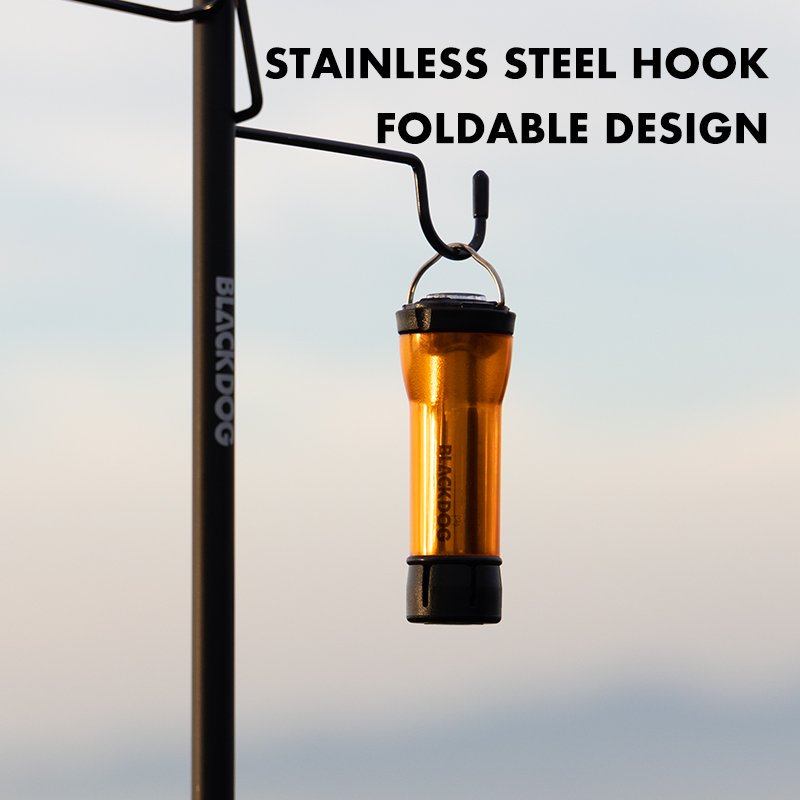 BLACKDOG Light Pole Camping Outdoor Table Lamp Holder Hook Picnic Lampu ...