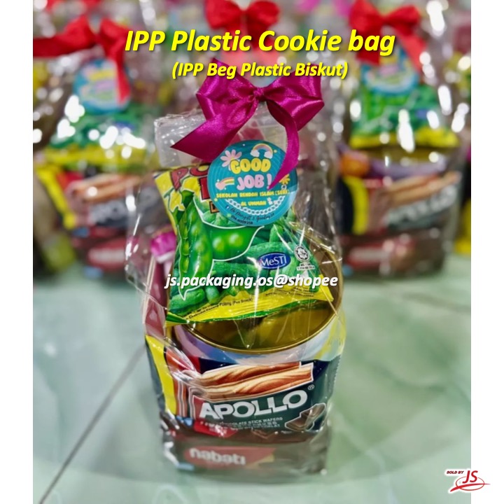 IPP Plastic Gift Plastic Cookies IPP Transparent Plastic Bag Food ...