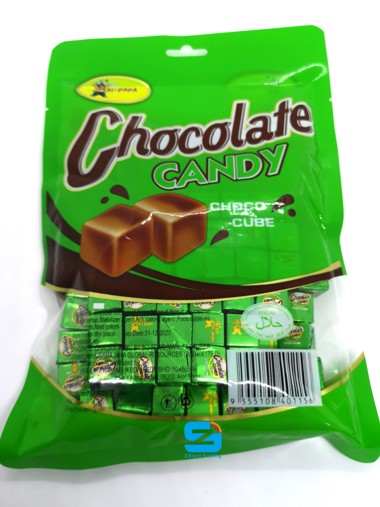 🔥 100pcs- Alibaba Chocolate Candy Choco Cube per Pack- Exp: 30/06/2027 ...