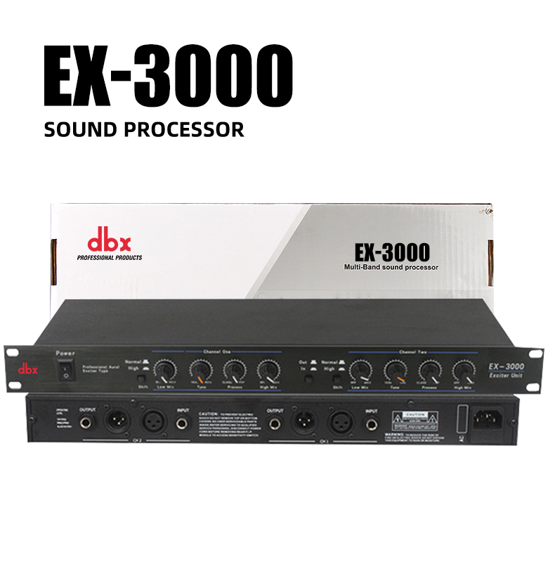 DBX EX3000/EX4000+ Bass Booster MAXIMIZER Digital Audio Boost Sound ...