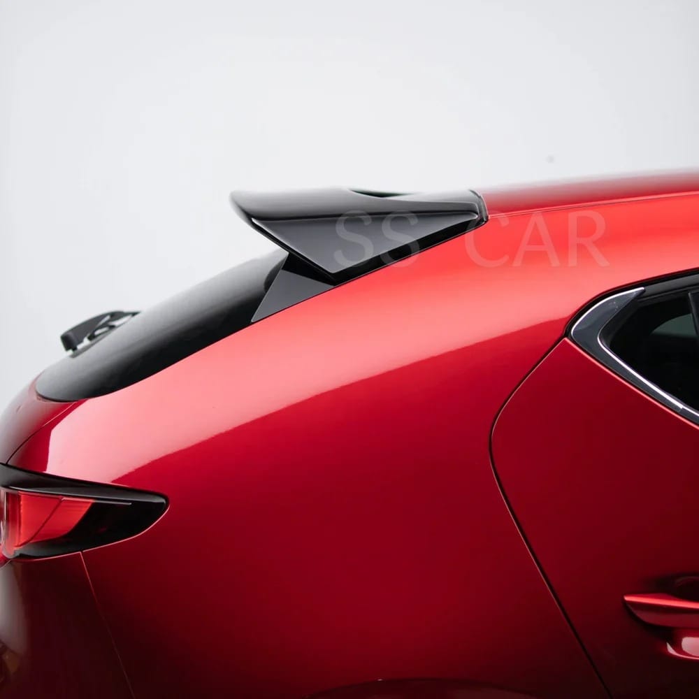 MAZDA 3 - HATCH BACK - TOP SPOILER - MATERIAL FIBRE !!! WITHOUT PAINT ...