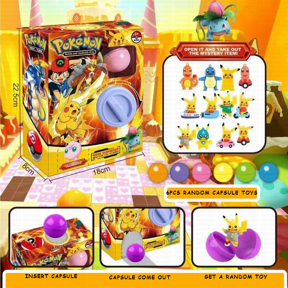 Egg Twisting Capsule Vending Machine Gacha Gashapon Blind Box Surprise ...