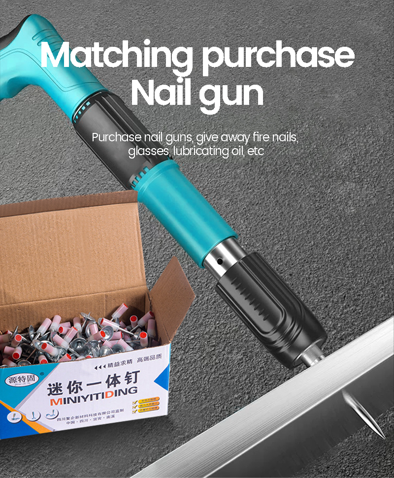 Professional 600PCS Nails Gun Ceiling Artifact Rivet Nail Fastener ...