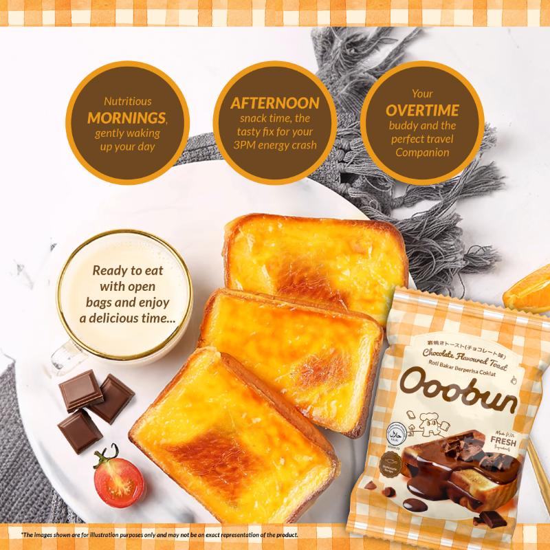 Ooobun by Neutrovis HALAL Homemade Bread with Chocolate Flavoured Toast ...