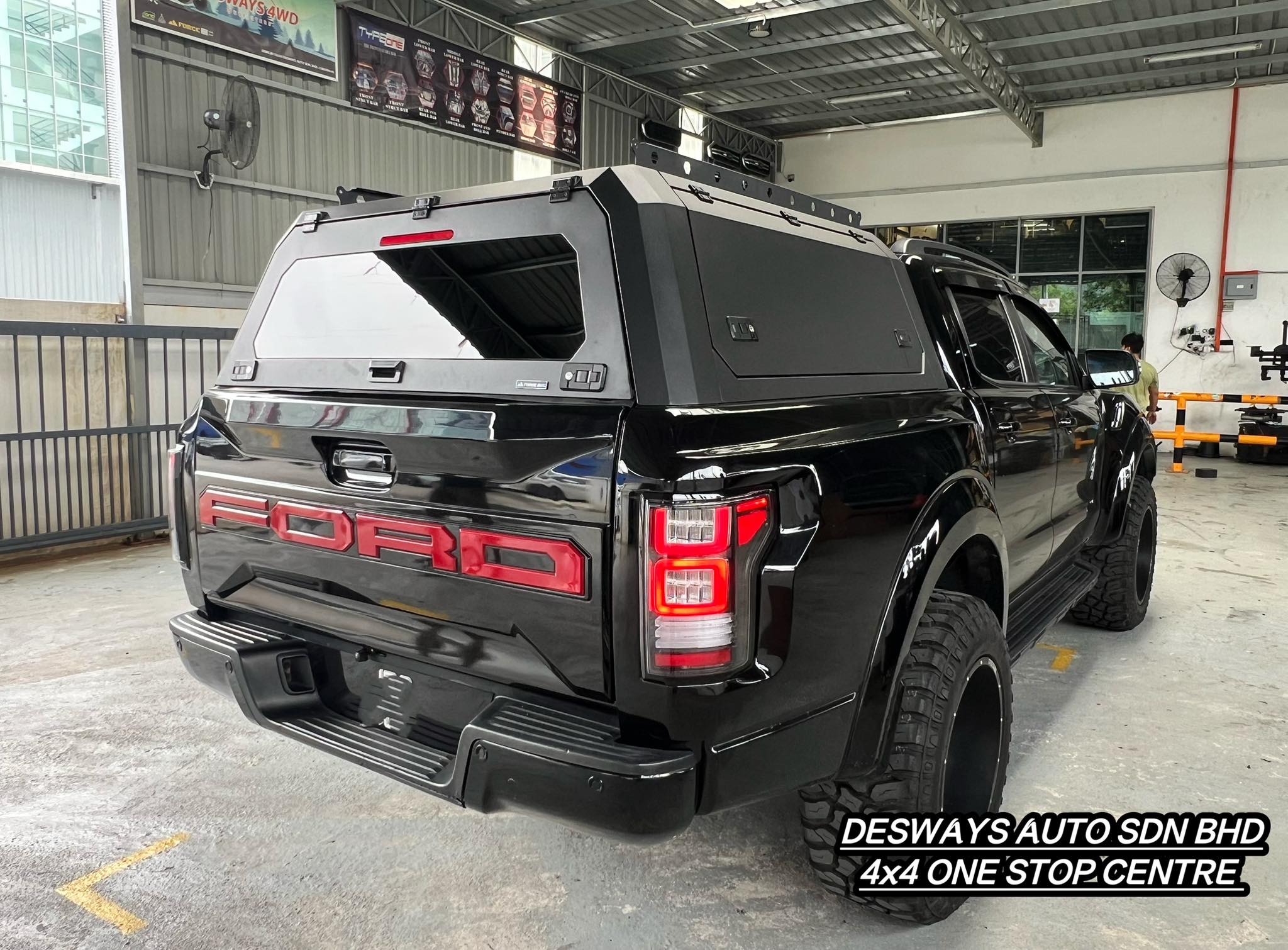 FORCE 4WD METAL V1 CANOPY With Tempered Glass- Ford Ranger T6/T7/T8 /T9 ...