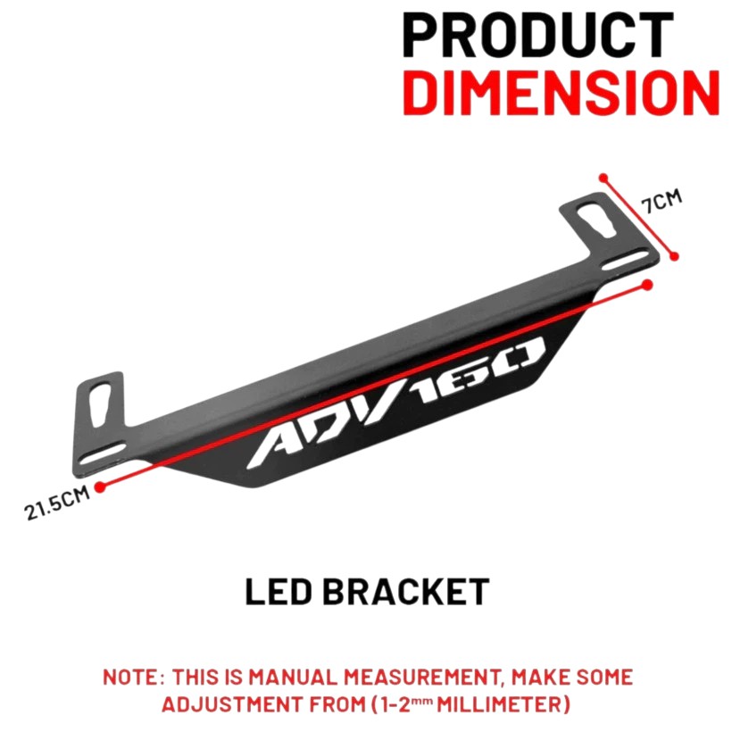 HONDA ADV 160 MINI DRIVING LIGHT LED BRACKET FOR HONDA ADV 160 | Shopee ...