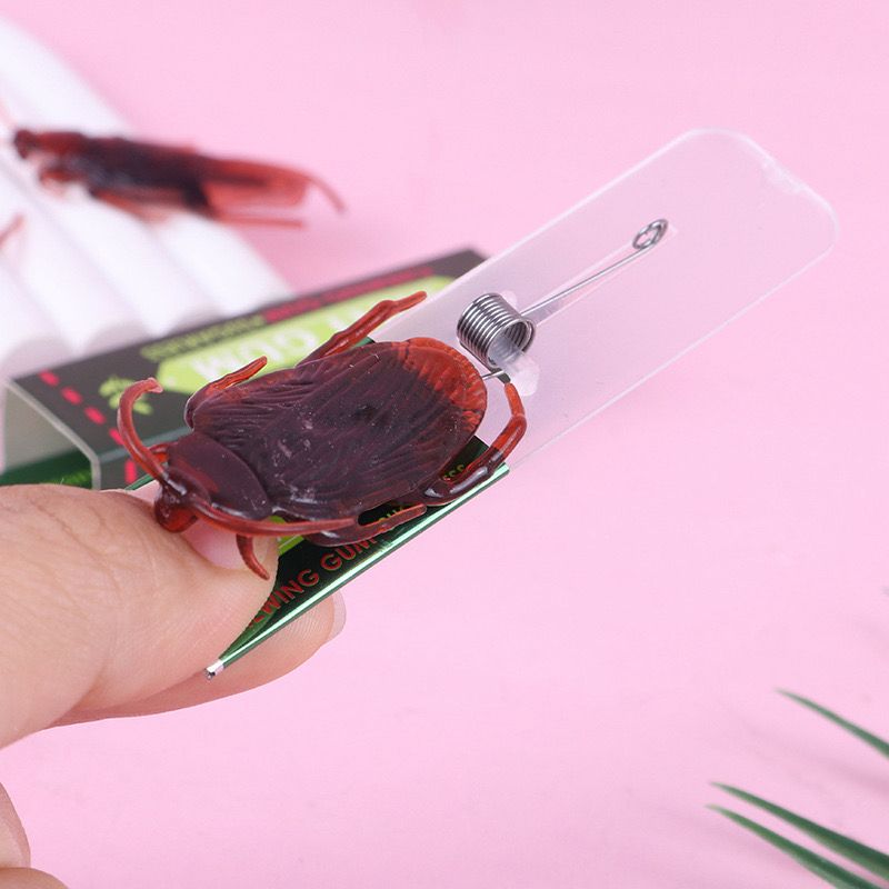Stok Sedia Ada Prank Cockroach Chewing Gum Surprise Interesting Prank ...