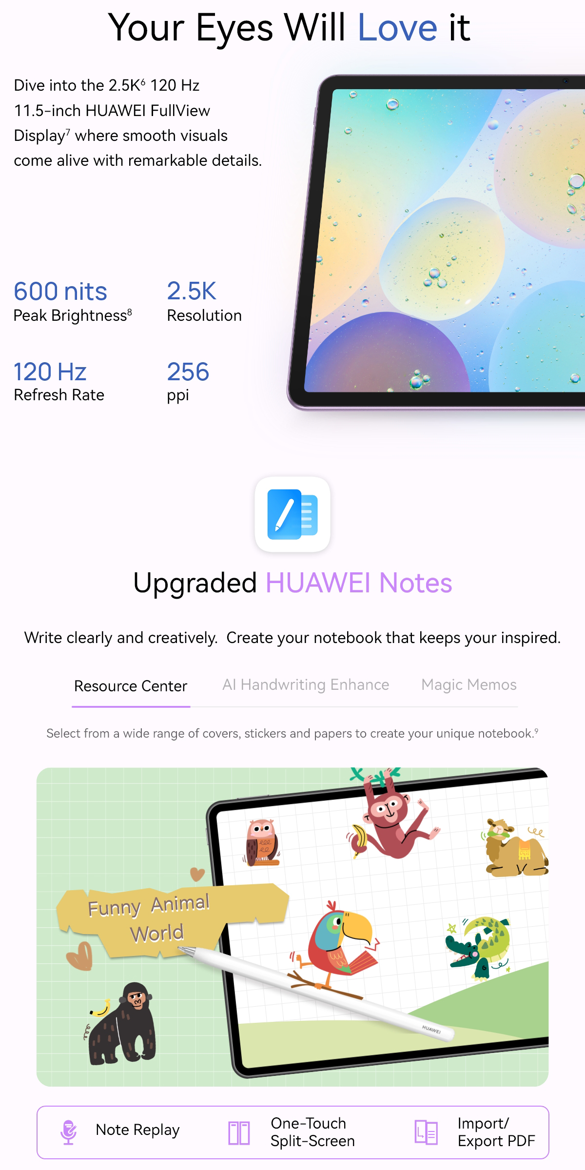 HUAWEI MatePad 11.5 Tablet 8+256GB* | PC-level WPS Office 3.0 l Eye ...