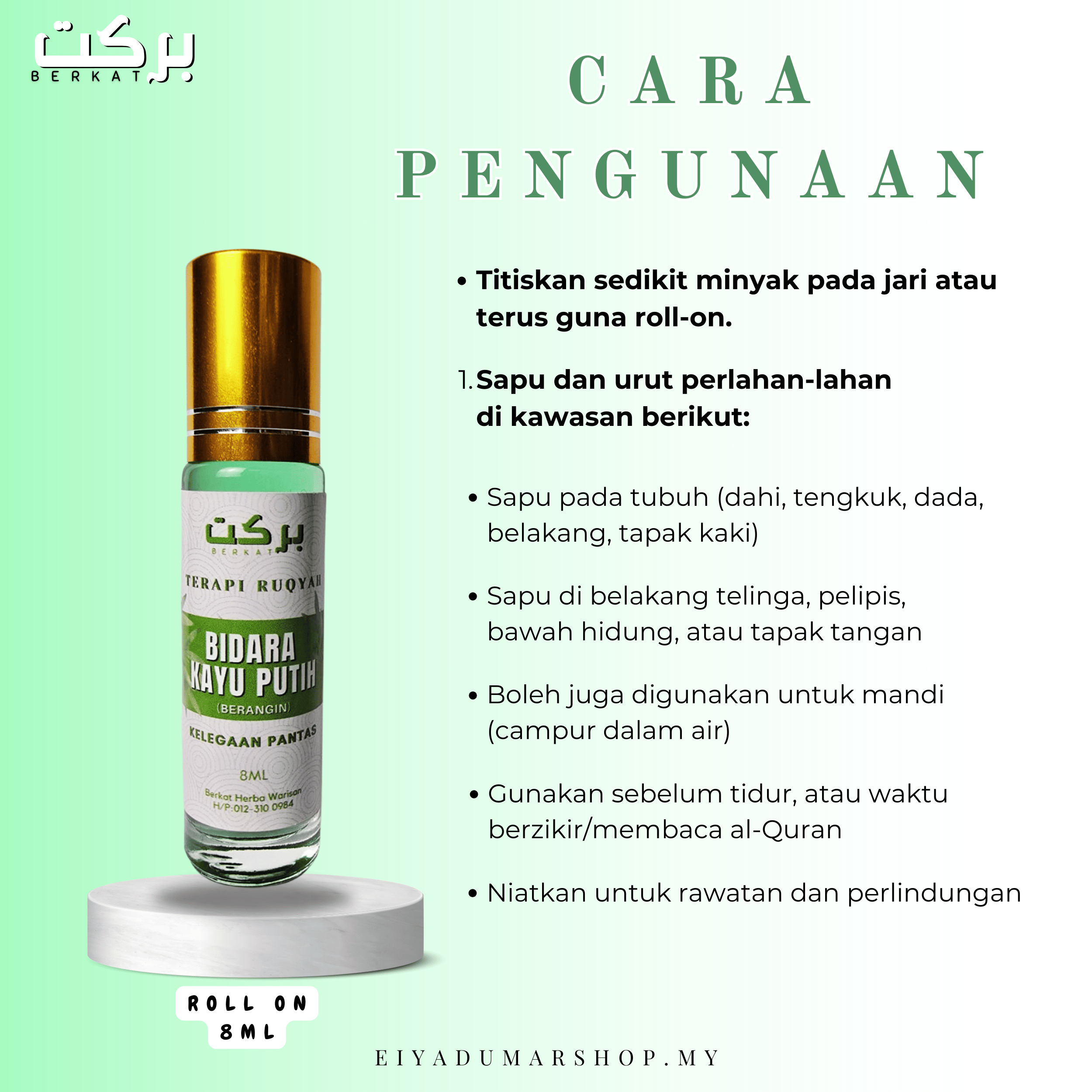 KESAN 1 SAAT Roll on Resdung Sinus Saraf Lemon Lavender Aura Terapi ...