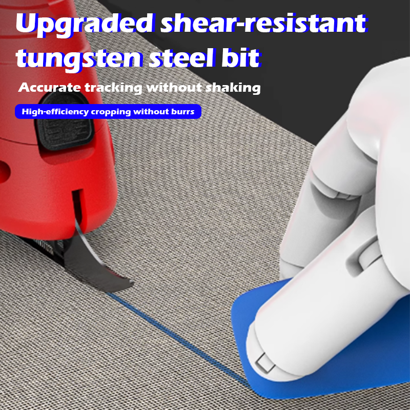 REAIM Electric Cloth Cutter Cordless Scissors Tungsten Steel Cutter ...