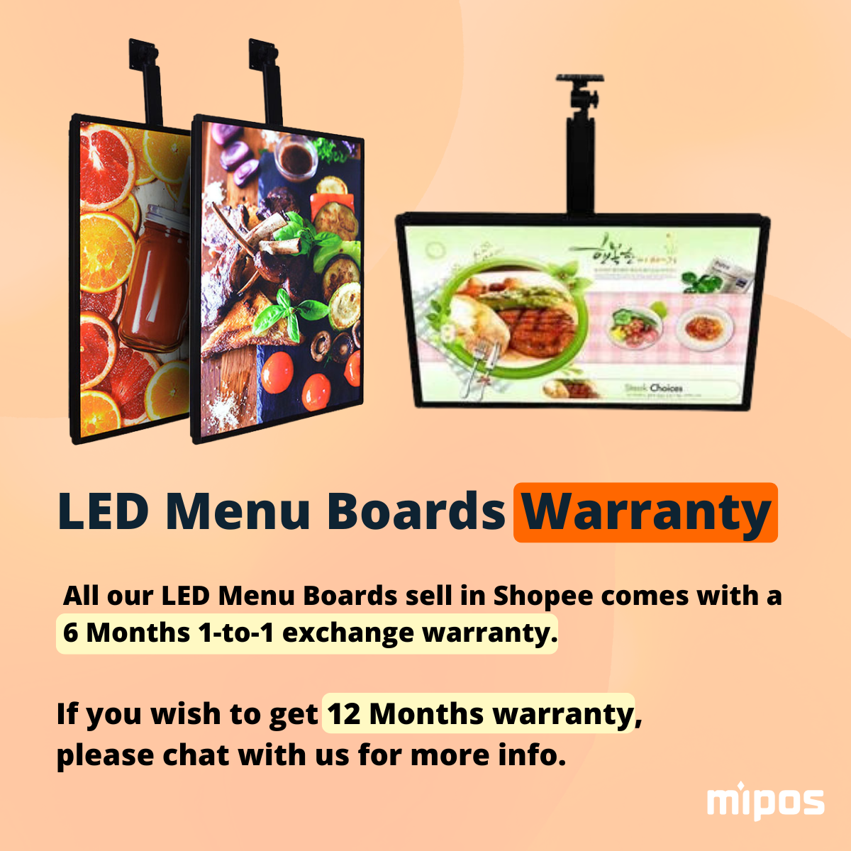 LED Menu Board Display | LED Light Menu Fixed Pole | LED Menu Board ...