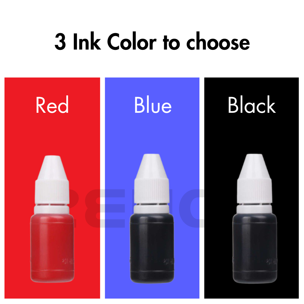 2pcs 5ml Refill Ink for Privacy Roller Stamp Chop Ink Seal Roller Stamp ...
