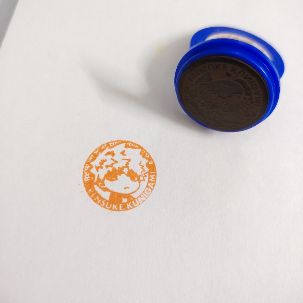 Blue Lock official merch (2/2) stamp chop rin reo kunigami kira barou ...