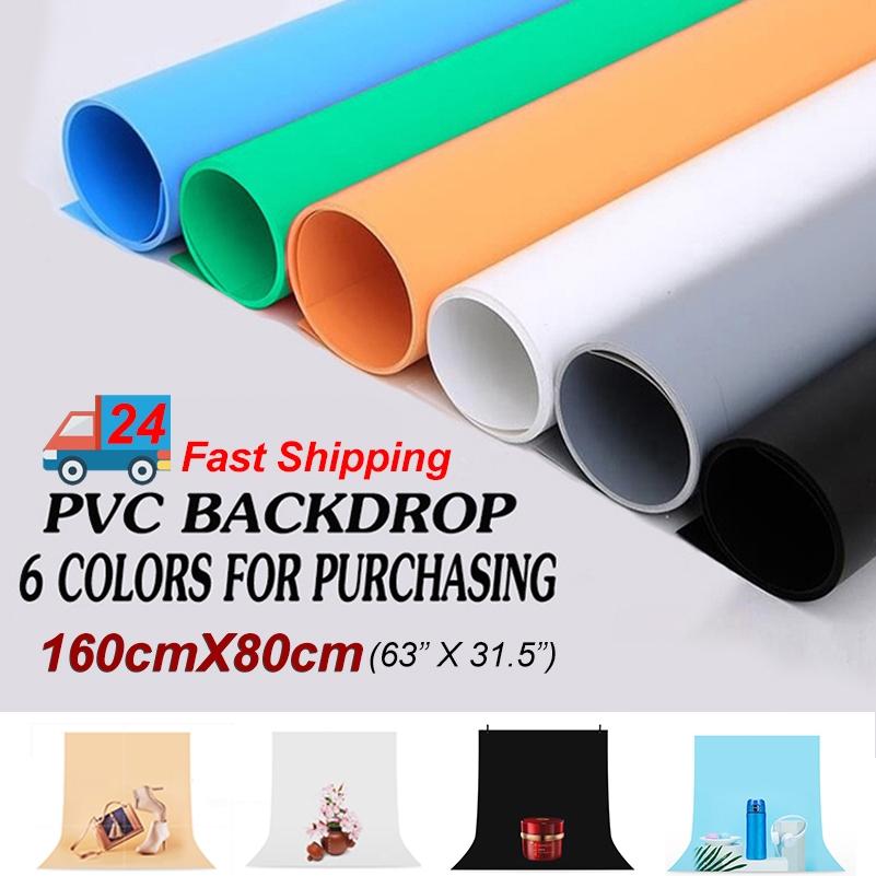 PVC Backdrop 160cm x 80cm - 6 Warna untuk Pembelian - Kualiti Tinggi ...