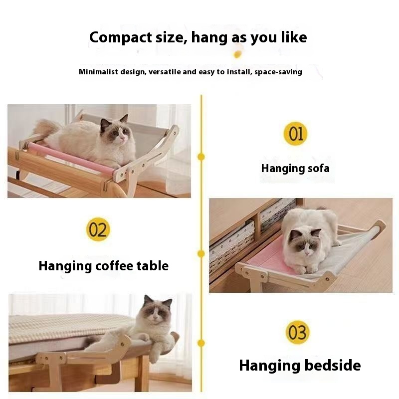 Cat Hammockside Hanging Cat Hammock Hanging Bedside Hanging Bed Cat ...