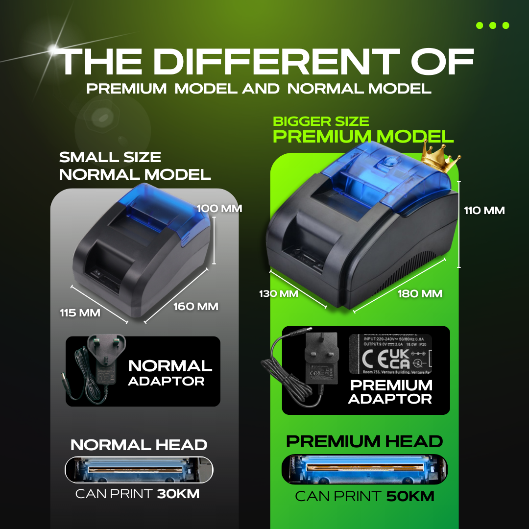 58D - 58mm Thermal Bluetooth Usb Receipt Printer Support Cash Drawer ...