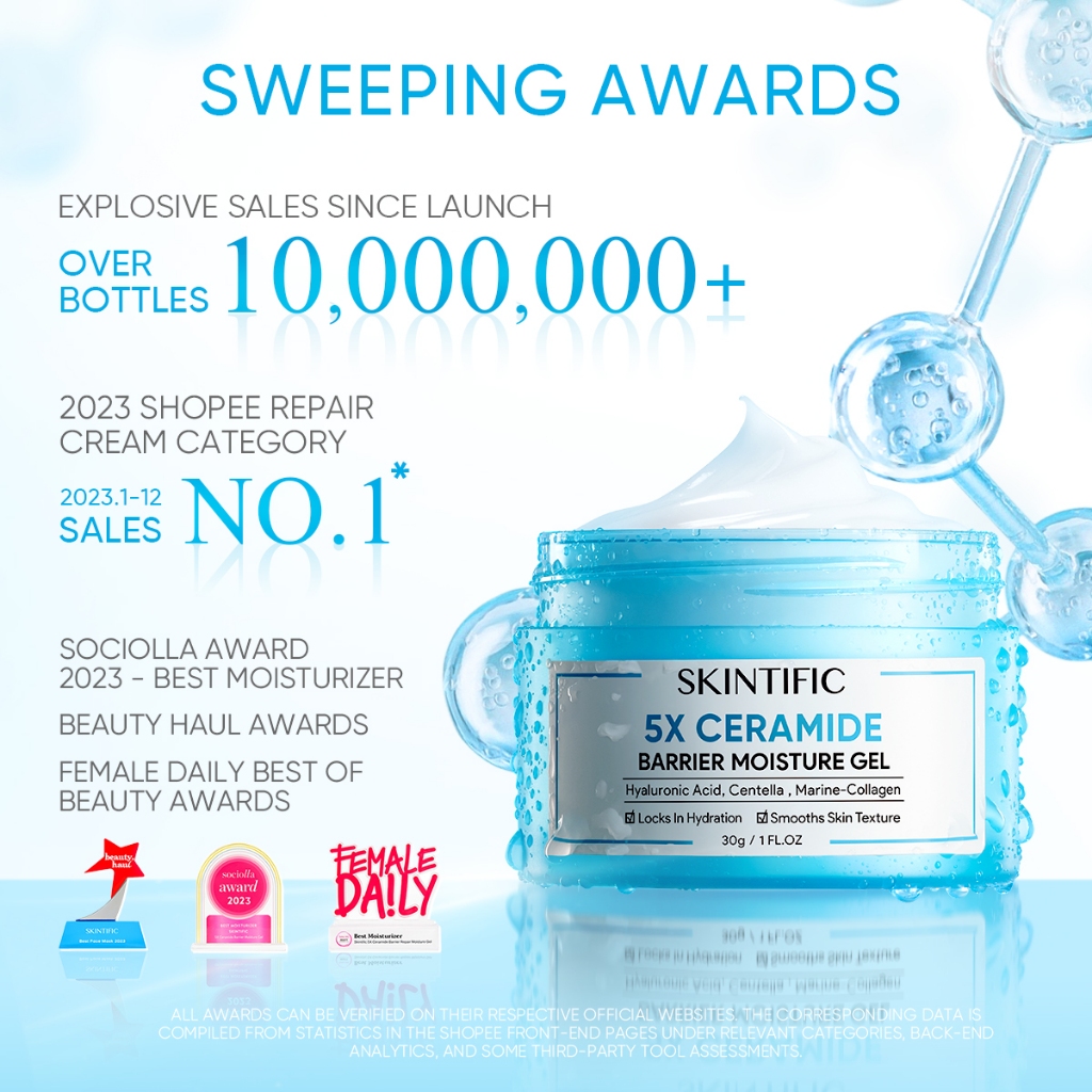 SKINTIFIC Renew skin combo Sooth skin Acid Peeling Repair skin barirer ...