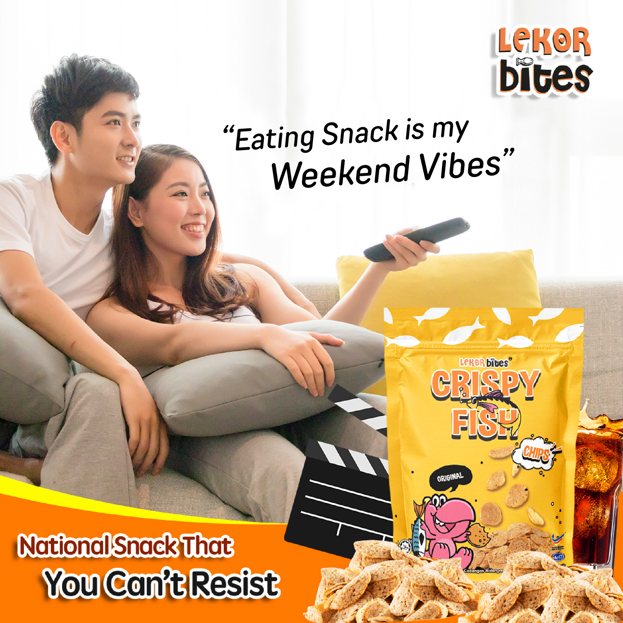 [HALAL] Lekor Bites Crispy Fish | Keropok Lekor Ikan Original (40g ...