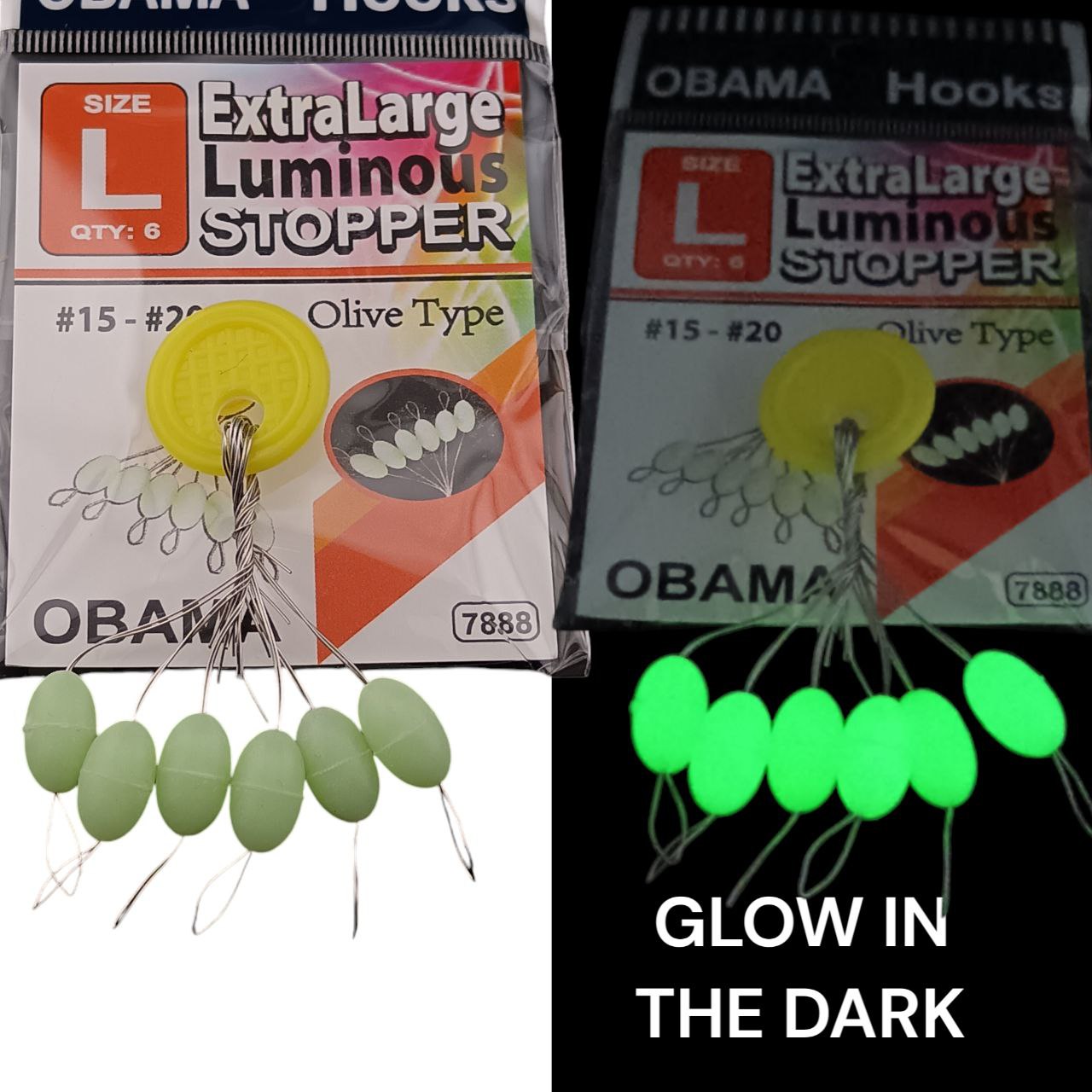 OBAMA STOPPER Extra Large Power Line Stopper Fishing Float Stopper ...