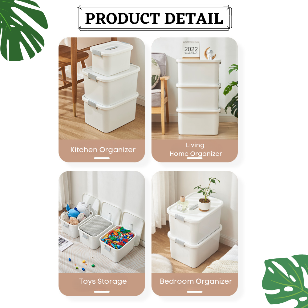 Household storage box with lid plastic household clothes quilt ...