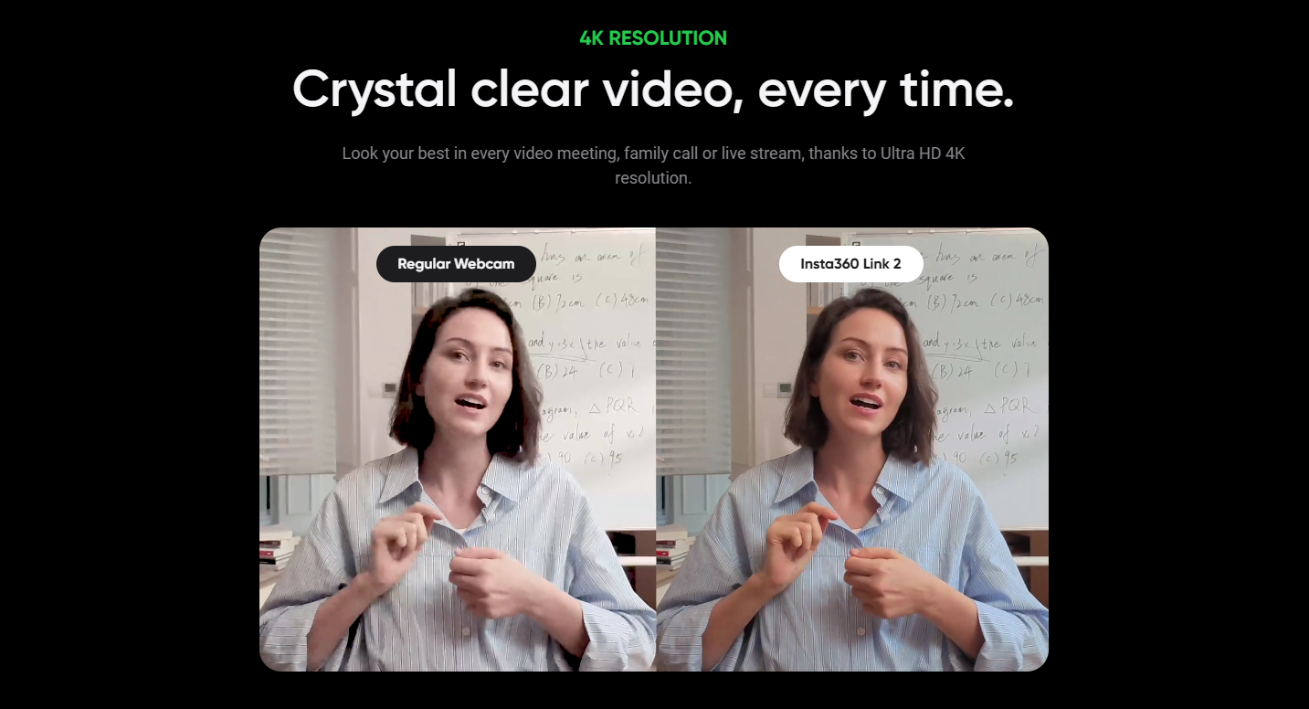 Insta360 Link 2 & Insta360 Link 2C Webcam 4K AI Powered | Shopee Malaysia