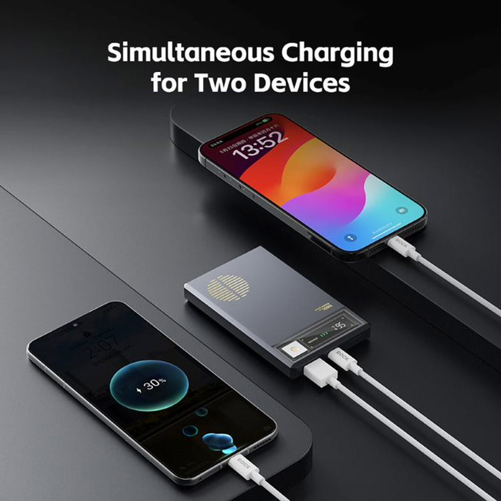 Rock 10000mAh PD20W Magnetic Wireless Charging Fast Charge Powerbank ...