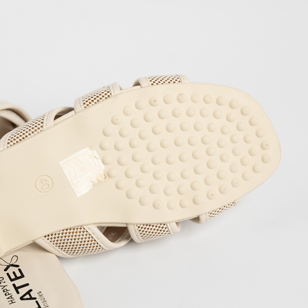 HAPPY2U Kasut Wanita Elena Cross Jute Sandals | Shopee Malaysia