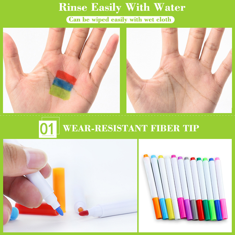 [Happy Kids] Blackboard Chalk Pen Liquid Chalk Marker 水溶性粉笔 Pen Kapur ...